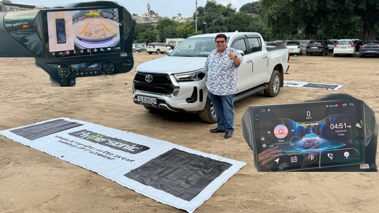 Brand New Toyota Hilux Got 10.36 Inches Android Stereo & 360 Degree ...