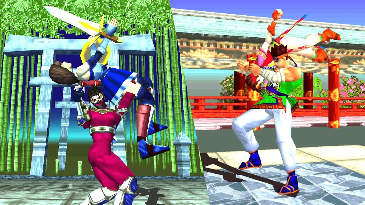 Soul Edge / Soul Blade (PS1) | All Throws, Grabs & Reversals - YouTube