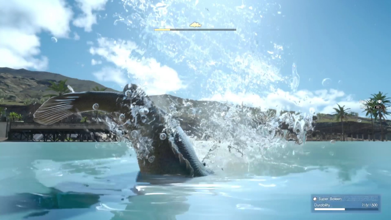 FINAL FANTASY XV HUGE Fish Catch!! - YouTube