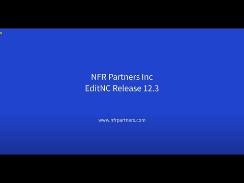 EditNC Release R12 3 Update - YouTube