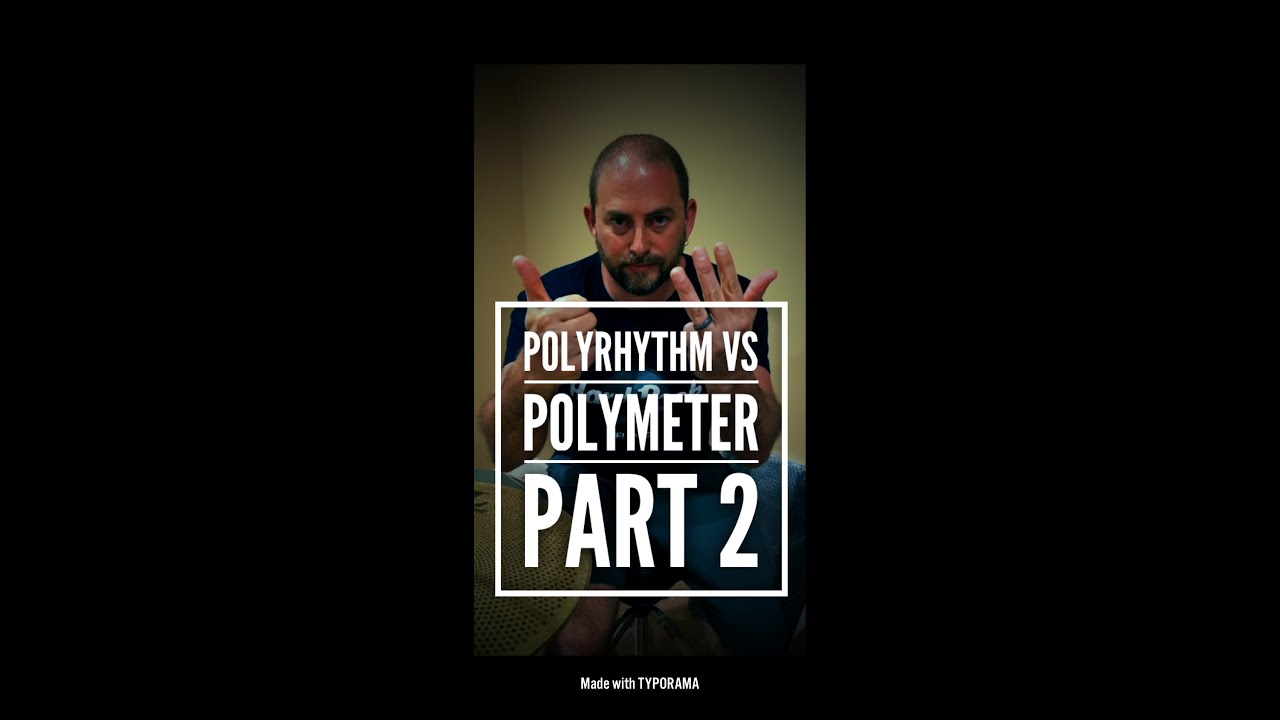Polyrhythm vs Polymeter - Part 2 My Answer - YouTube