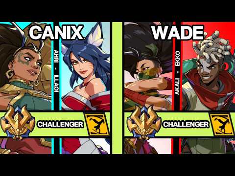 2XKO ▰ CANIX (Ahri-Illaoi) vs WADE (Akali-Ekko) ▰ 2XKO Pro Replays