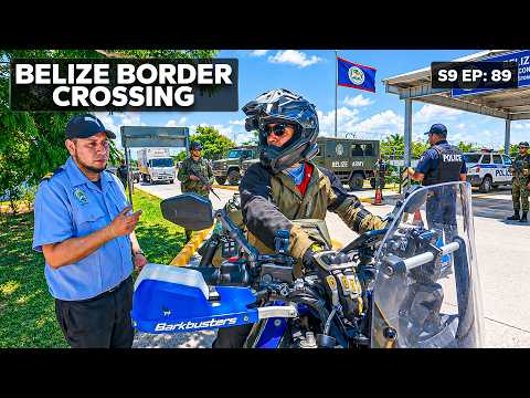 Finally Crossing into Belize 🇧🇿 From Mexico 🇲🇽 S9 EP 89 | Pakistan to Americas Motorcycle Tour