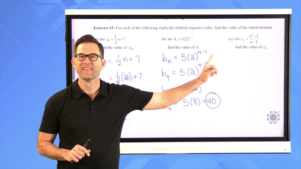 N-Gen Math Algebra I.Unit 4.Lesson 13.Introduction to Sequences - YouTube