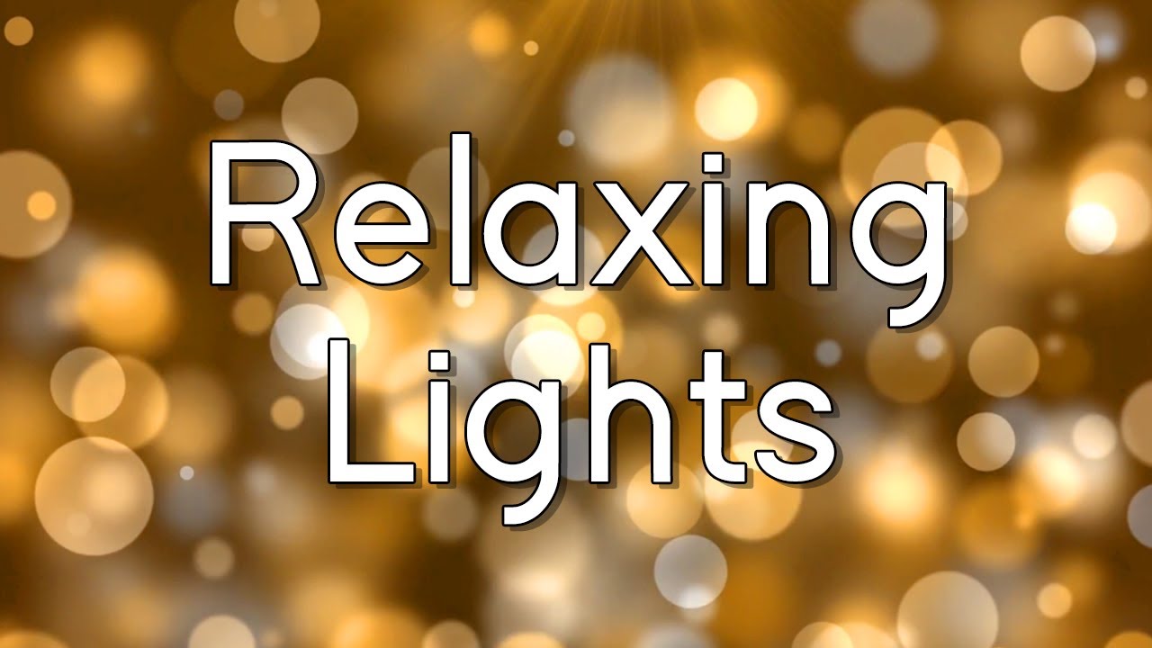 Warm Gold Lights | Relaxing Screensaver | Background Effect | 光 | 1 ...