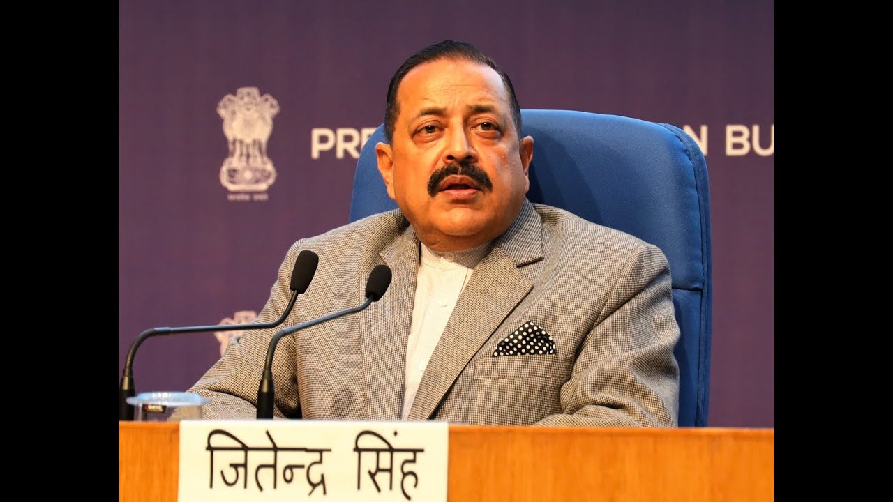Press conference by Union Minister Dr. Jitendra Singh - YouTube