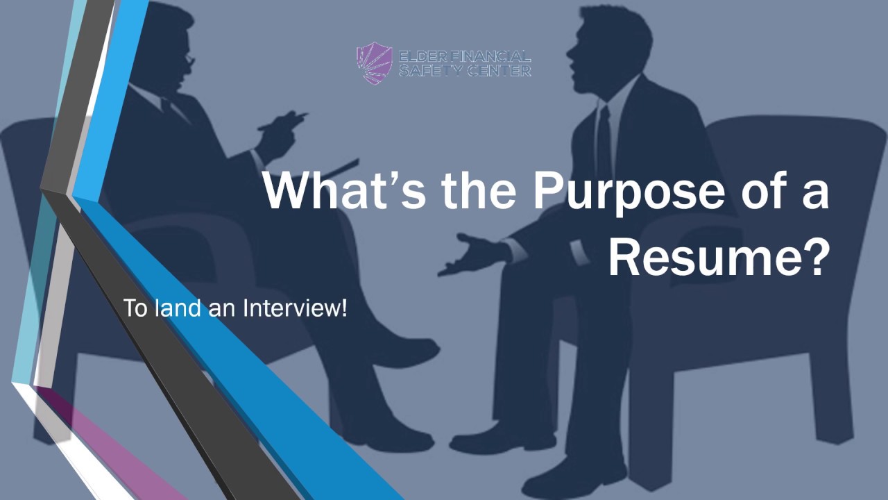 Resume Workshop Webinar - YouTube