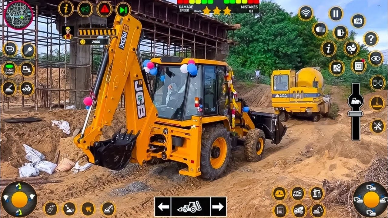 Village Jcb Excavator Simulator | Offroad JCB Construction Game ...