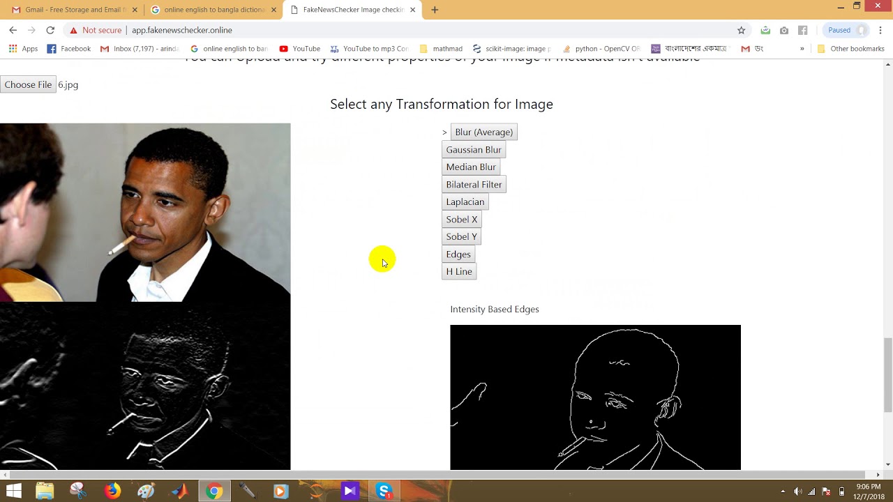 Tutorial For Detecting Fake Images Using Our Application - YouTube