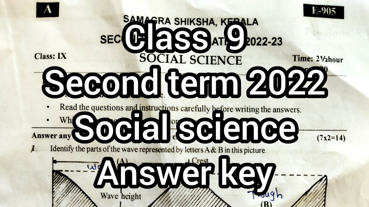 class 9 social science Christmas exam answer key 2022 part 1 - YouTube