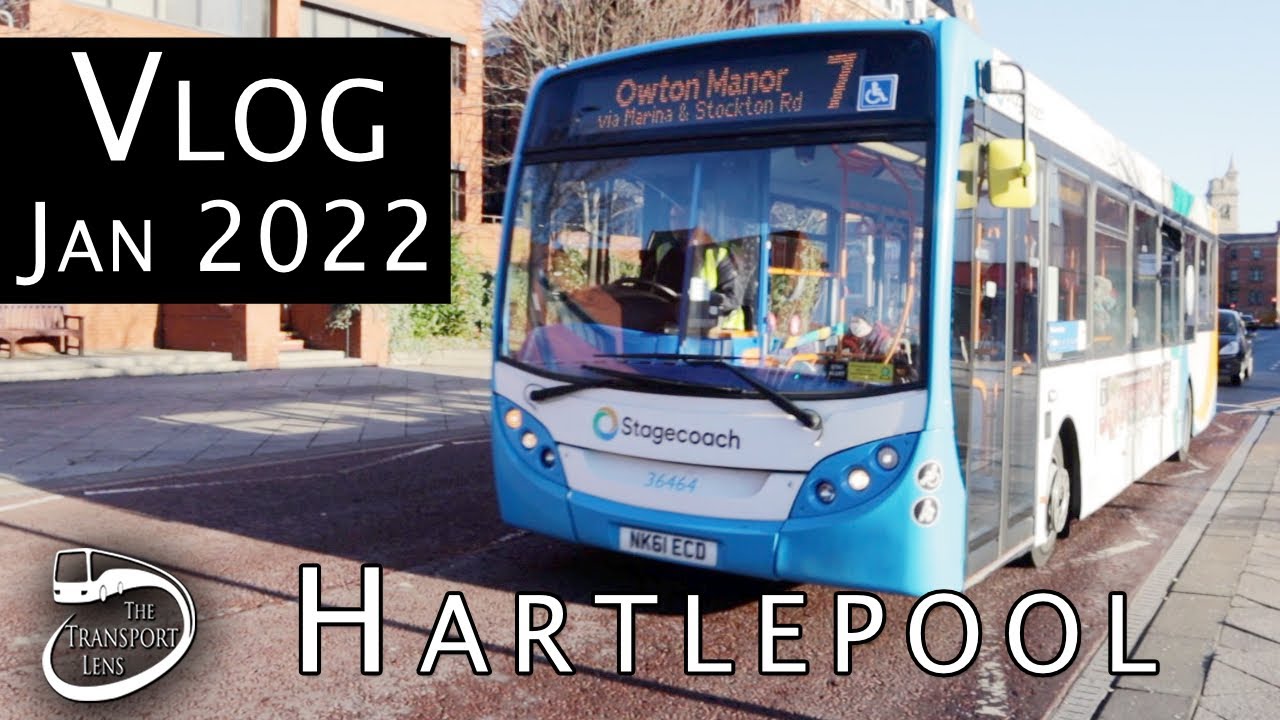 Hartlepool Bus Spotting - January 2022 Vlog - YouTube