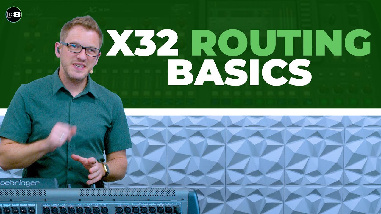 X32 Routing Basics: How Audio Actually Flows Through the Console - YouTube