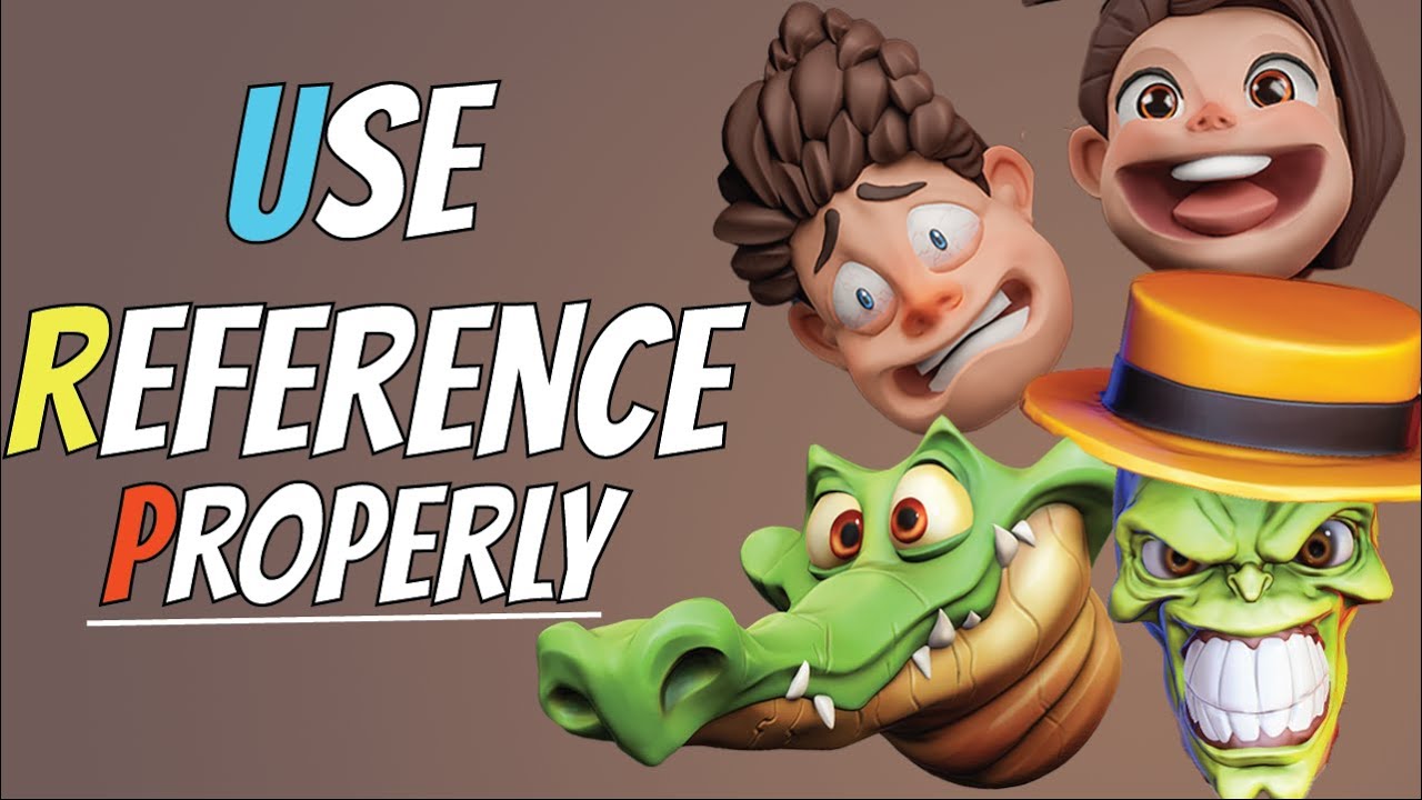 How To Use References For Character Creation - A Short Guide - YouTube
