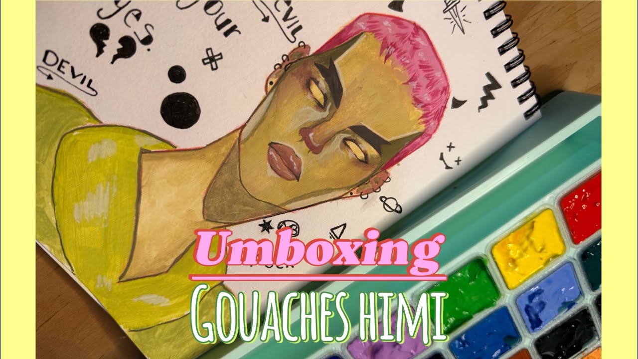 Probando Gouaches Himi ¿Son buenos? | Brayan Draw - YouTube
