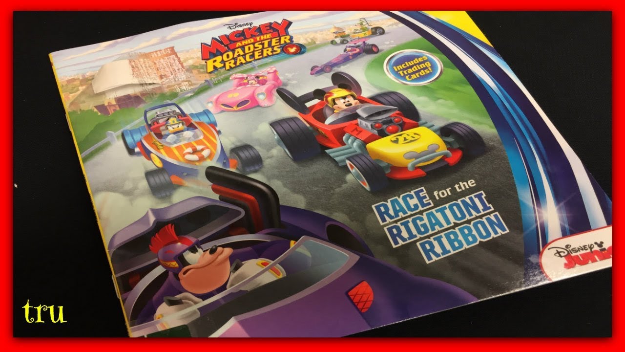 DISNEY MICKEY MOUSE "RACE FOR THE RIGATONI RIBBON" Read Aloud Storybook ...
