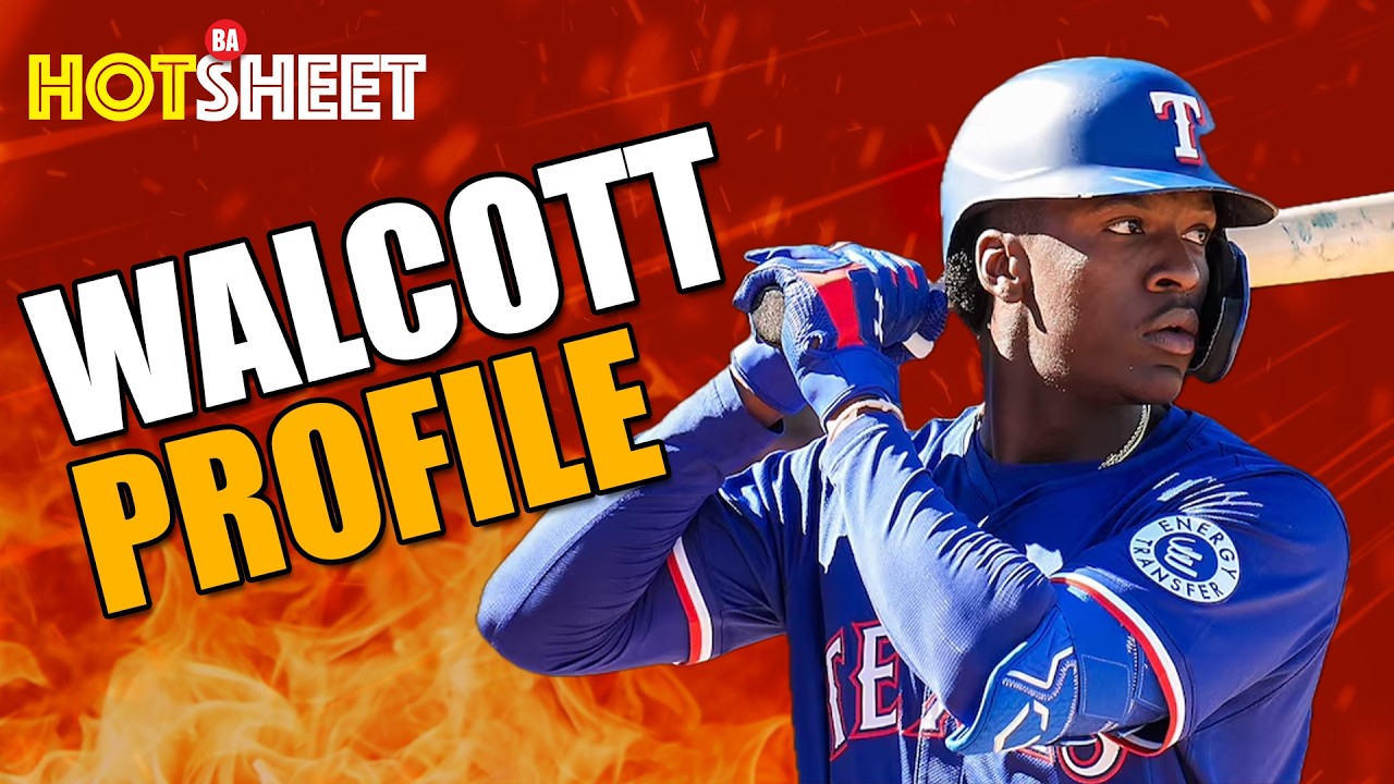 Texas Rangers #1 Prospect Sebastian Walcott Profile | Hot Sheet - YouTube