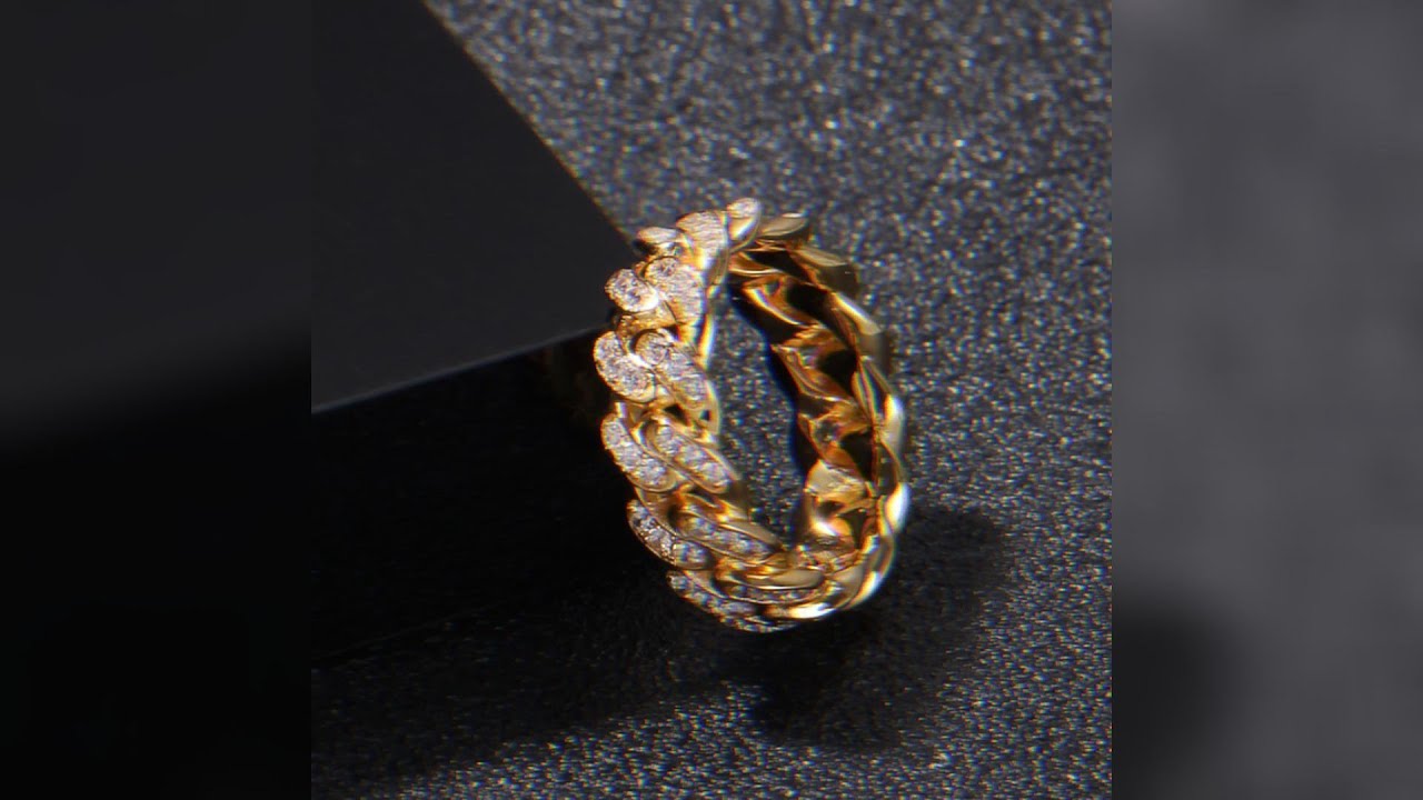 The most complex ring in the world：Cuban Link Ring - YouTube