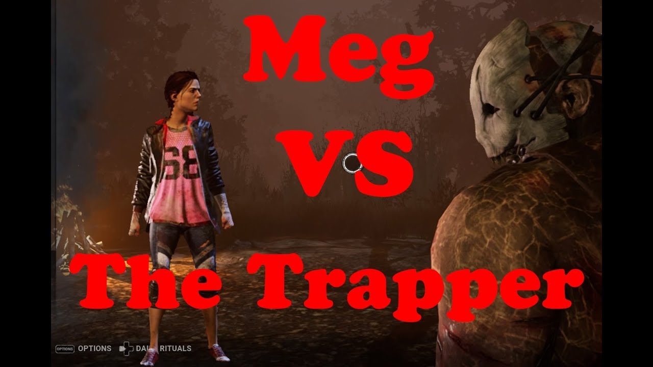 Dead by daylight: Meg vs the trapper - YouTube