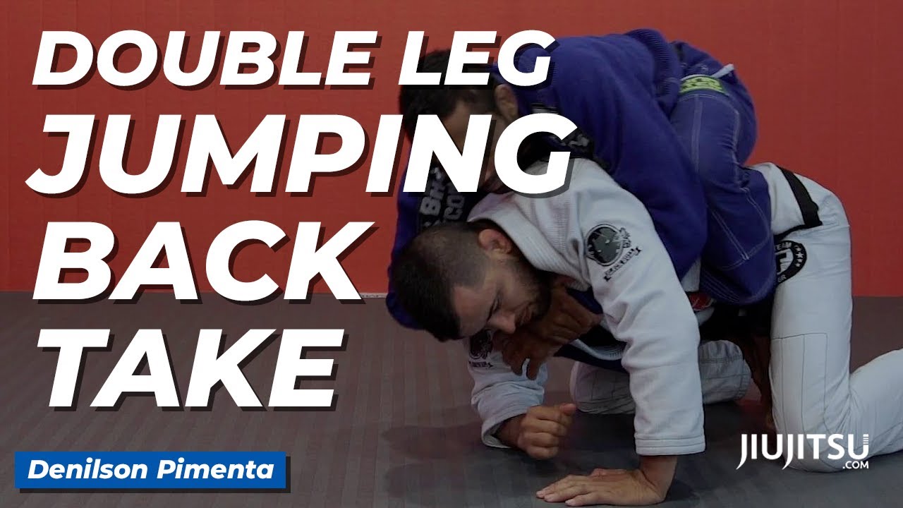 Double Leg Counter to Jumping Back Take - YouTube