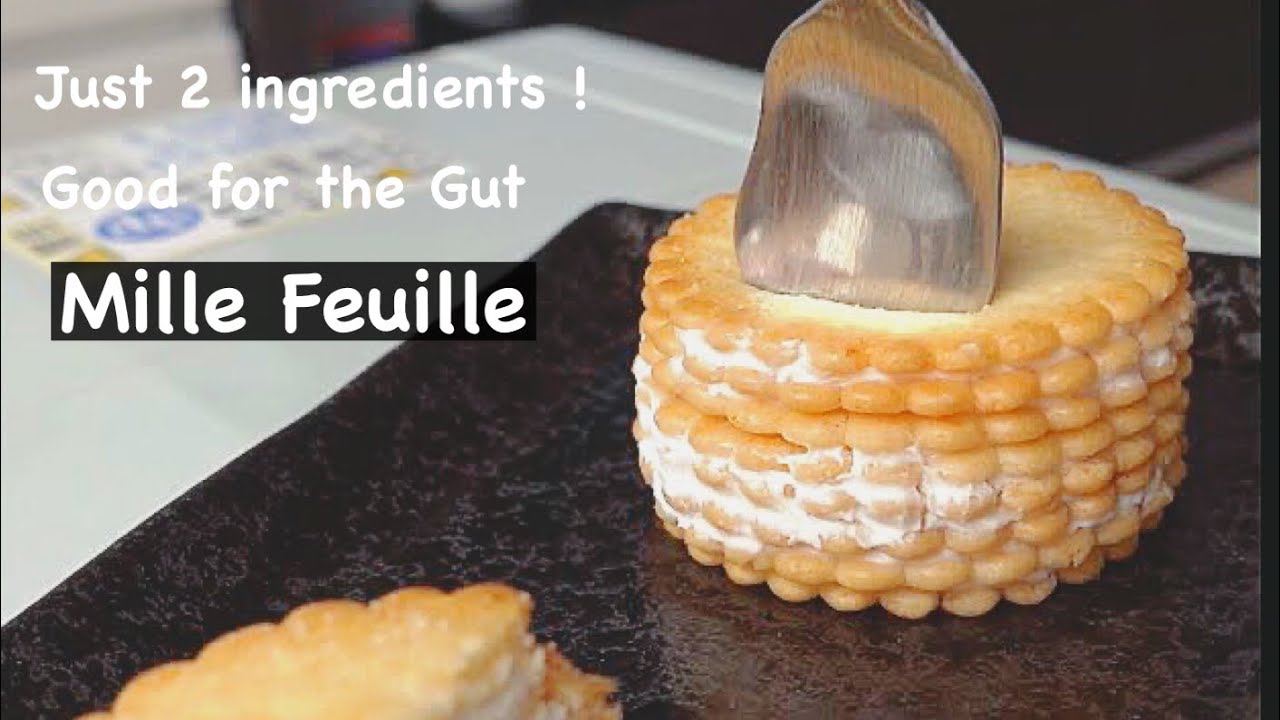 This is the easiest way of making Healthy 2 ingredients Mille Feuille ...