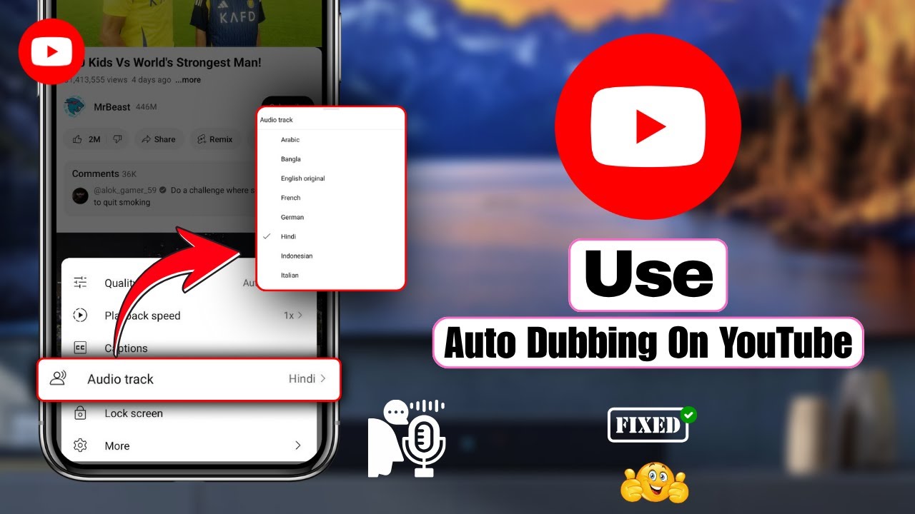 How To Use Auto Dubbing on YouTube | Translate Videos into Any Language ...