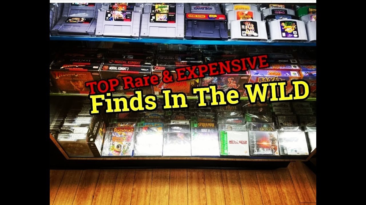 TOP Rare & Expensive Video Game Finds in The WILD - Complete Hard To ...