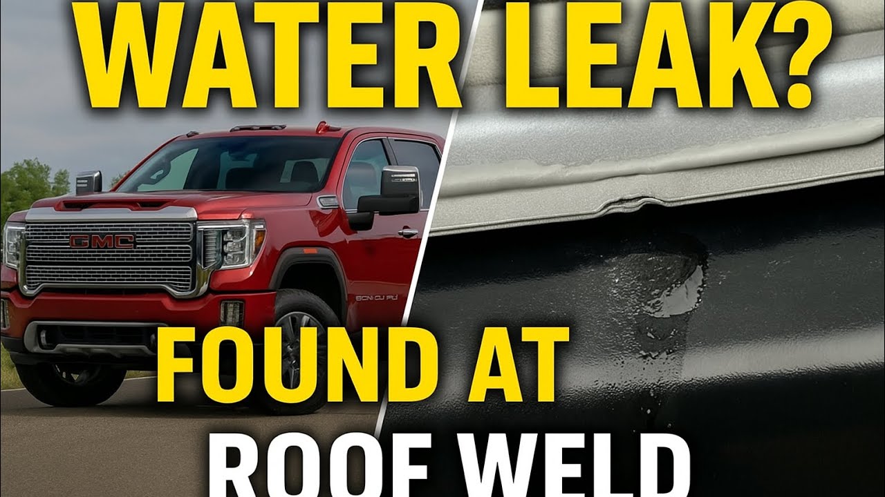 2020 GMC Sierra Denali | Hidden Interior Water Leak FIXED! (Roof Weld ...
