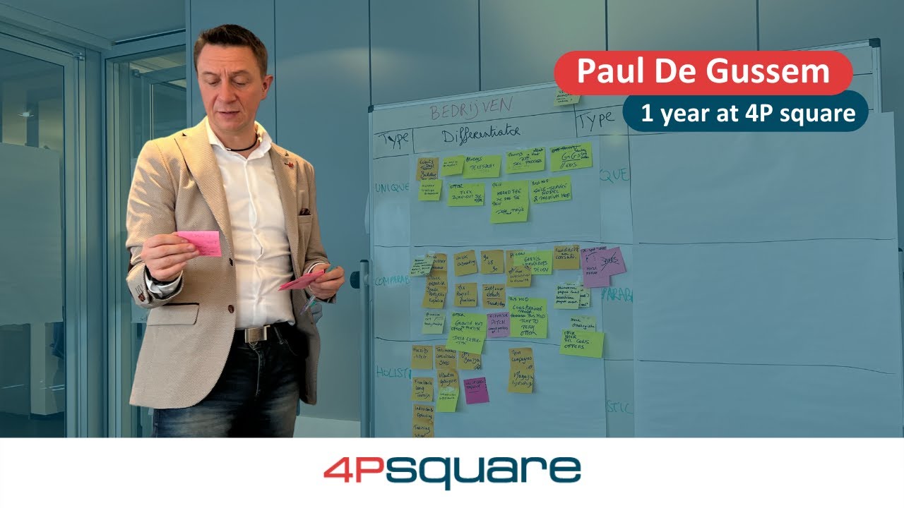 Paul De Gussem 1 year Marketing Manager | 4P square - YouTube