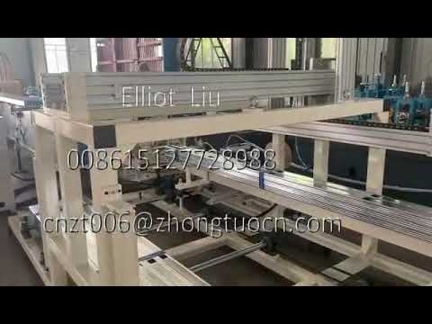 Full automatic stud and track profiles packing machine - YouTube