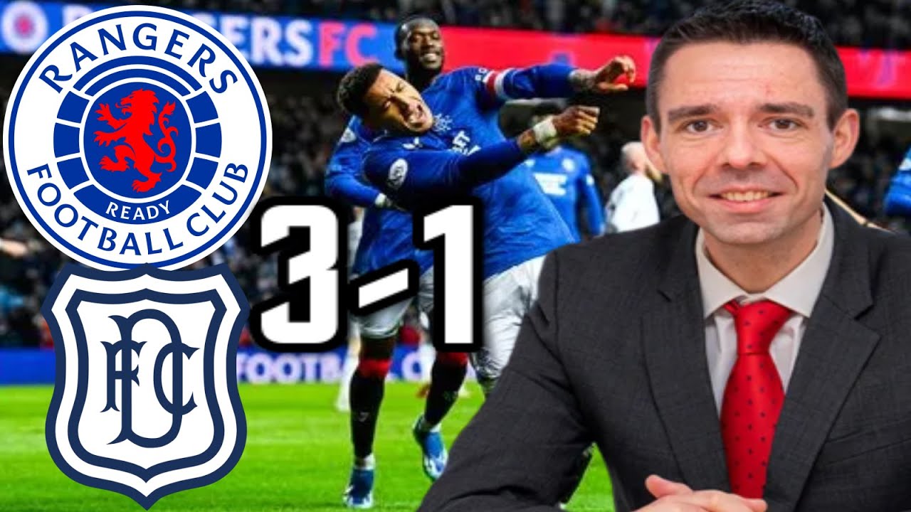 GERS DEFEAT KEVIN CLANCY! RANGERS 3-1 DUNDEE - MATCH REVIEW - SCOTTISH ...