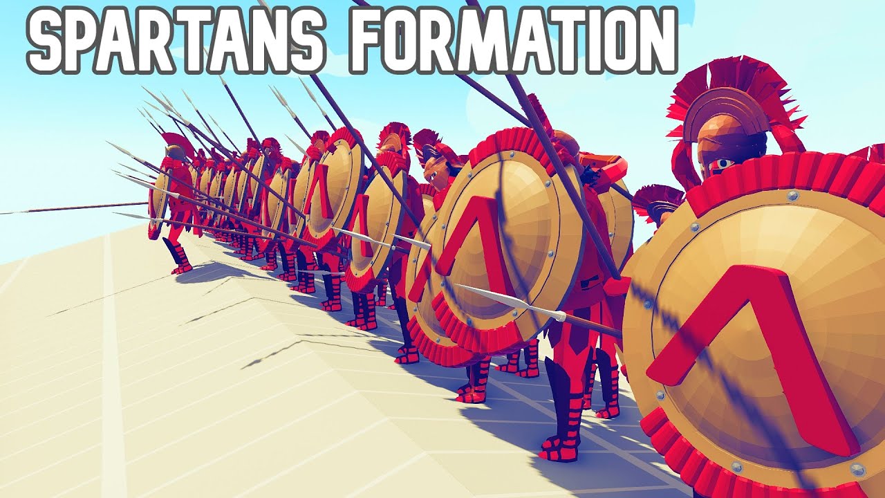 SPARTAN FORMATION VS EVERY UNIT - TABS MODS - Totally accurate battle ...