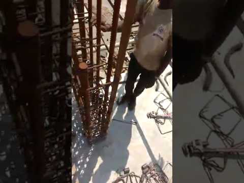 Rebar coupler installation - YouTube