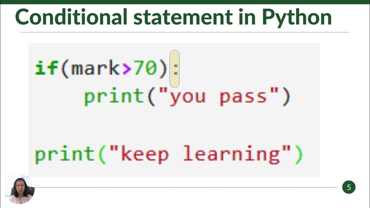 07_Python Programming : Conditions and Branching - YouTube