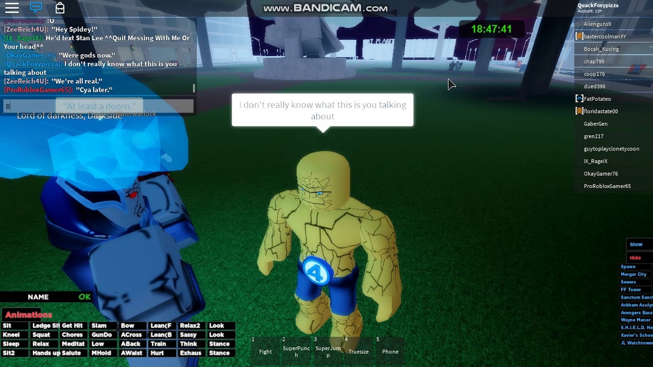 The Thing Roleplay In Roblox Superpower Mashup - YouTube