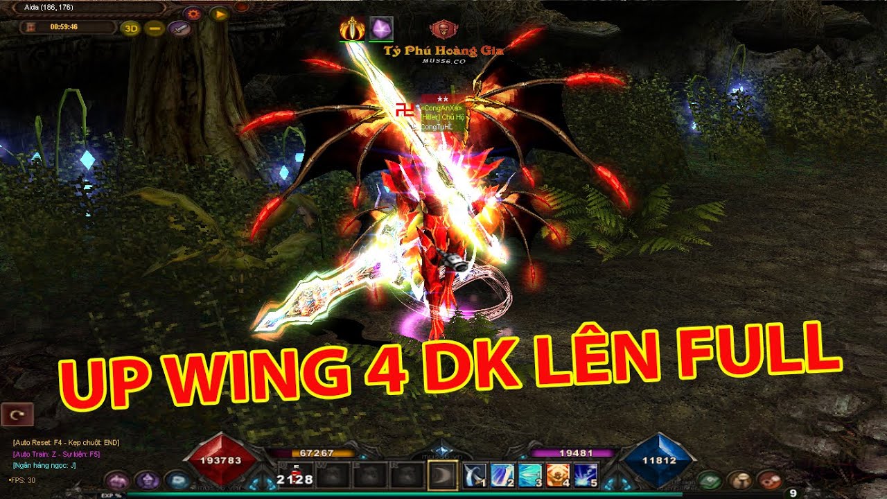 Mu Online Mới Nhất | UP WING 4 DK ĐẦU TIÊN SERVER LÊN FULL MAX PING GIÁ ...