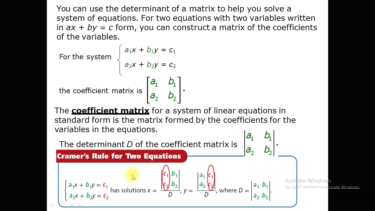 Applied linear Algebra Week5 video lecture2 - YouTube