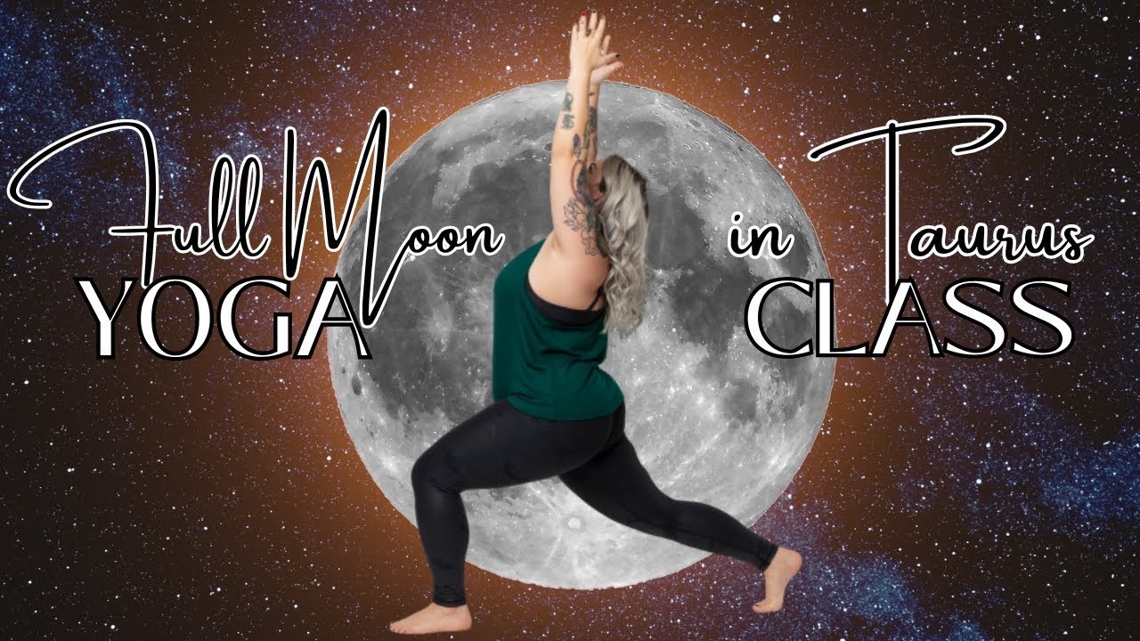 full moon yoga 🌕 full moon in taurus 🐂 throat chakra yoga - YouTube
