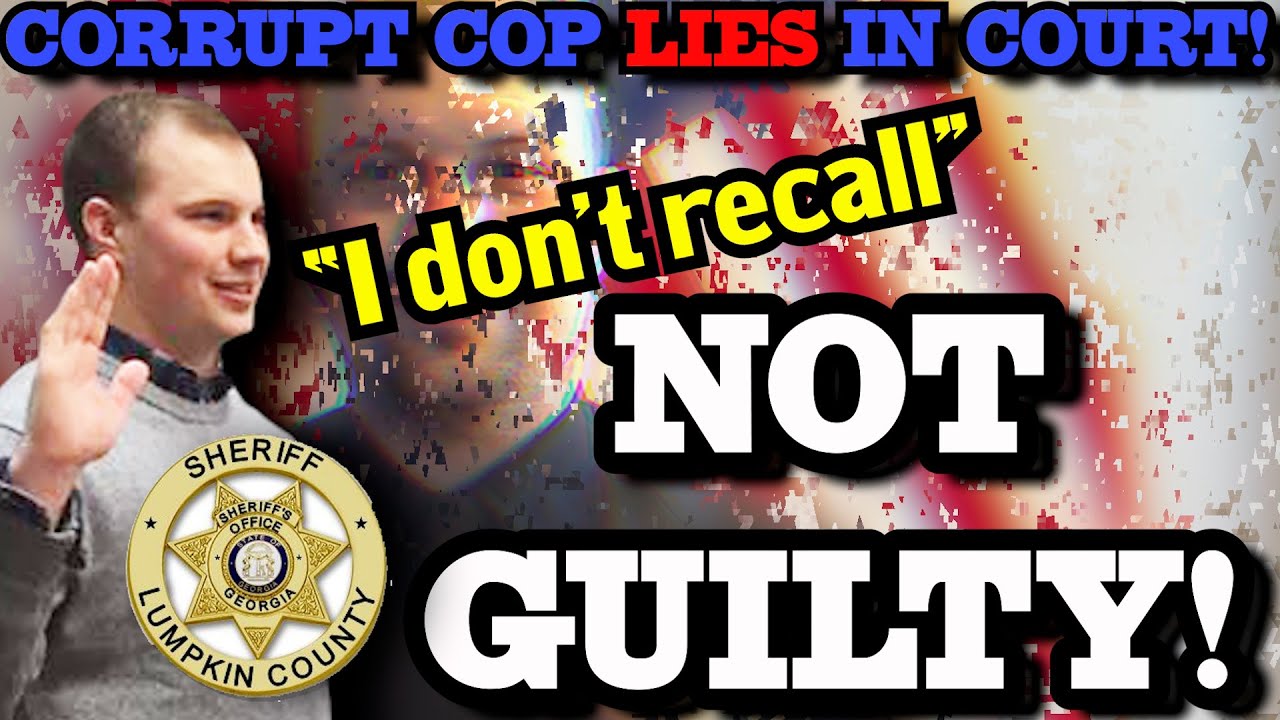 Corrupt cop arrests innocent man for his bestie! Ryan Mueller part 1 Lumpkin Sheriffs Office ...