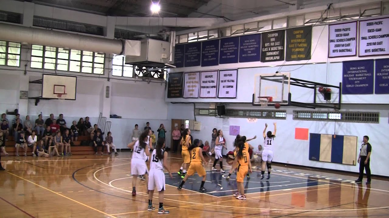 Varsity Girls Basketball MAC vs ICS Bangkok Semi Final - YouTube