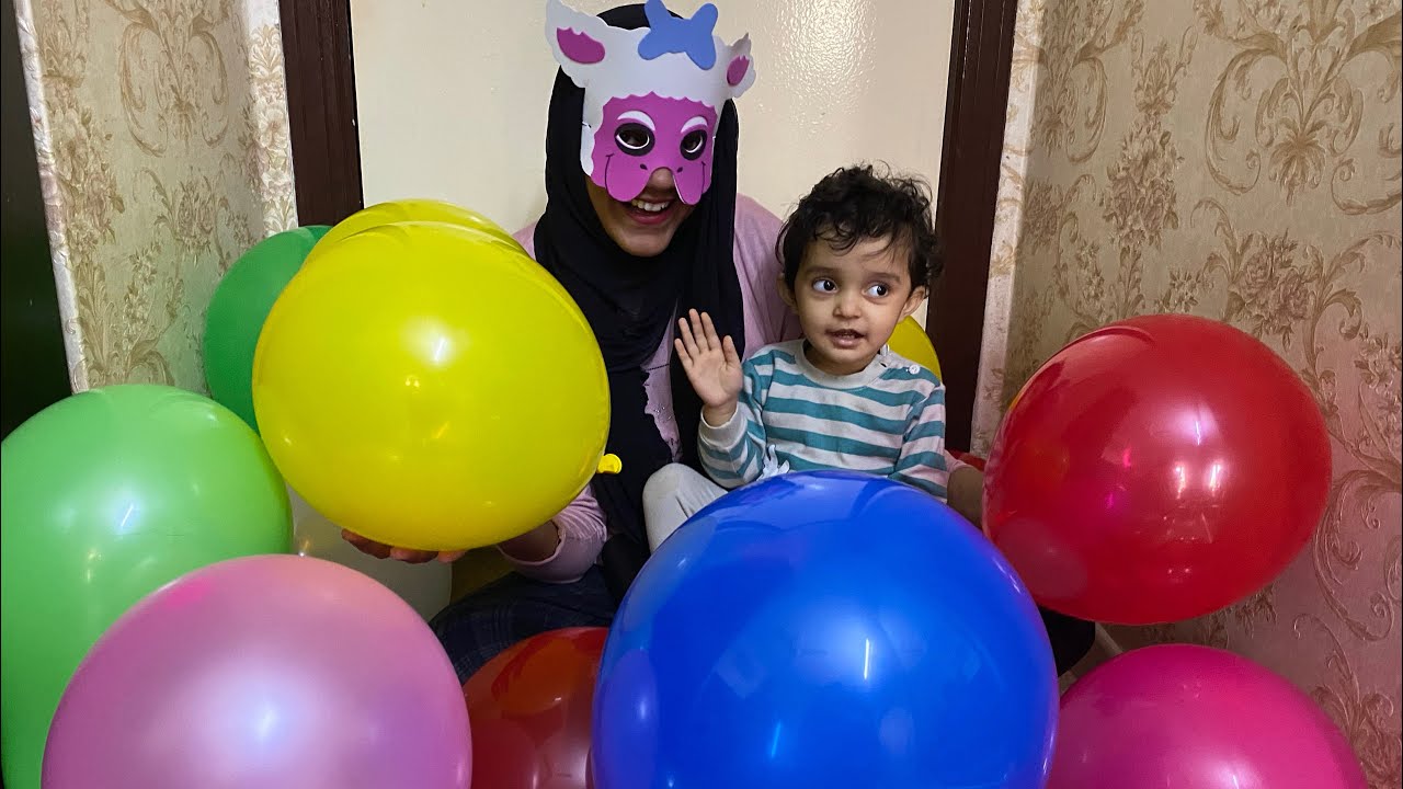 Ballon room | playing and break ballon #popping ballon kids video | # ...