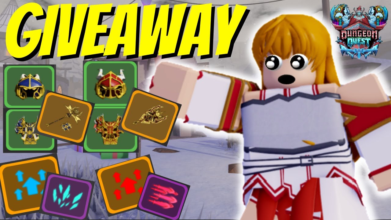 Roblox Dungeon Quest // Gilded Skies 2 SET GIVEAWAY // Legendary & EIR ...