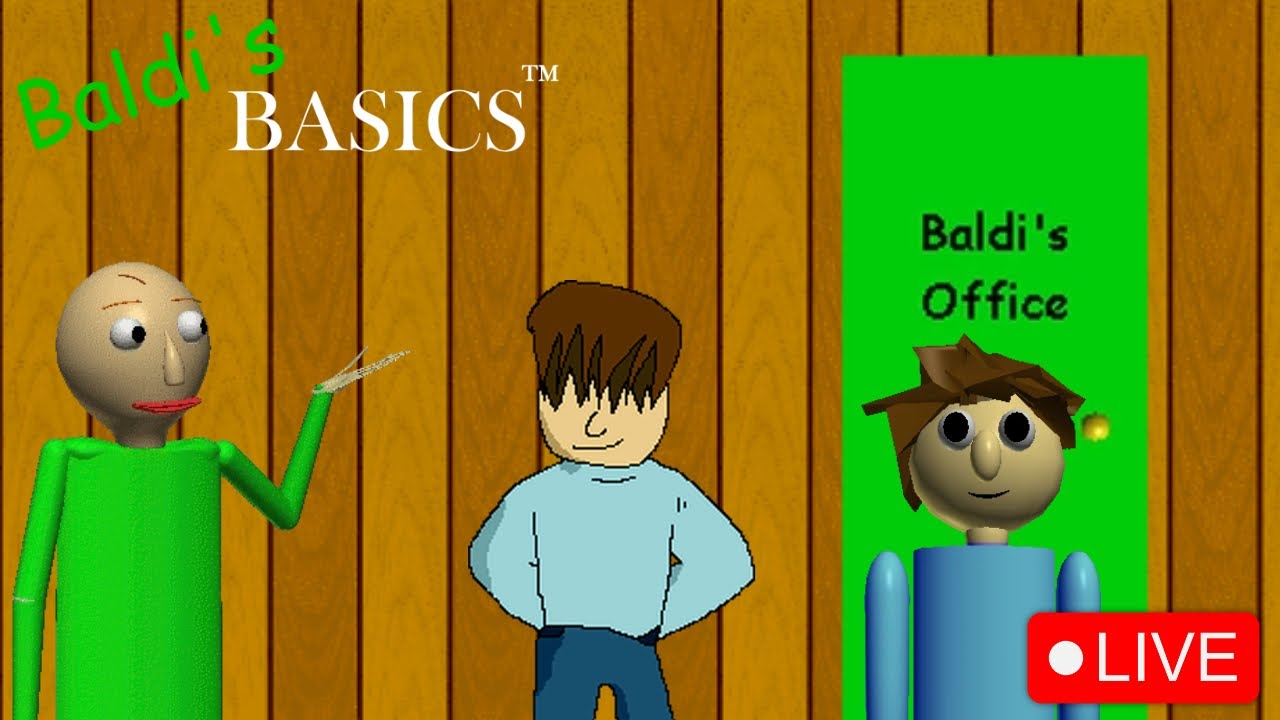 PLAYING THE BEST BALDI MODS! [Baldi's Basics] Live! - YouTube