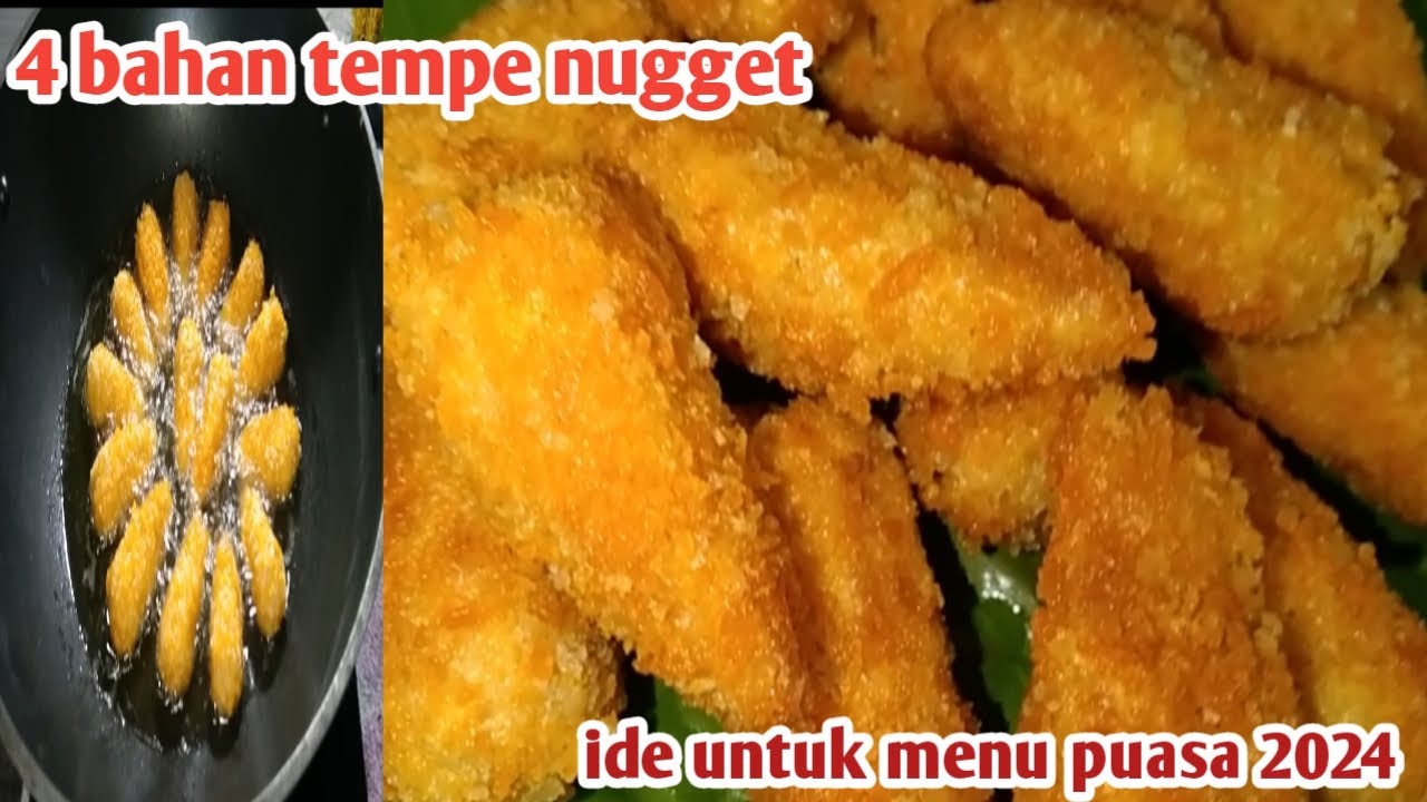 NUGGET TEMPE BERBENTUK PAHA AYAM BIKIN KETAGIHAN ENAKNYA - YouTube