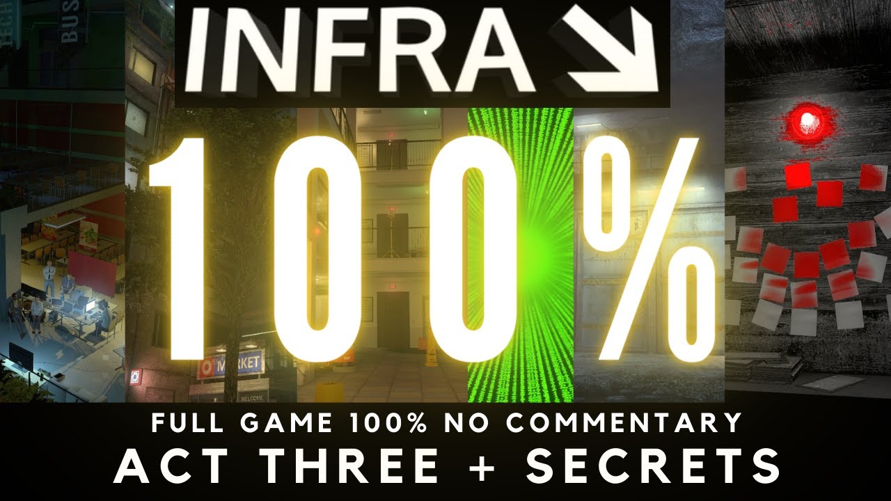 INFRA Act 3 100% (Full Game All Collectibles No Commentary) - YouTube