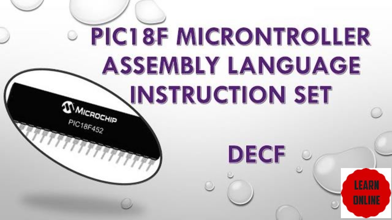 DECF Instruction in PIC18F Microcontroller - YouTube