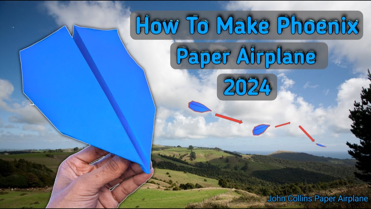 How To Make a paper Airplane | Phoenix Paper Airplane - YouTube