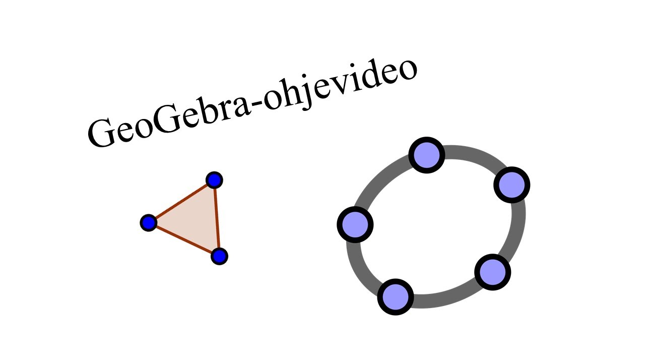 GeoGebra-ohjevideo - CAS-laskin MAY1-kurssilla - YouTube