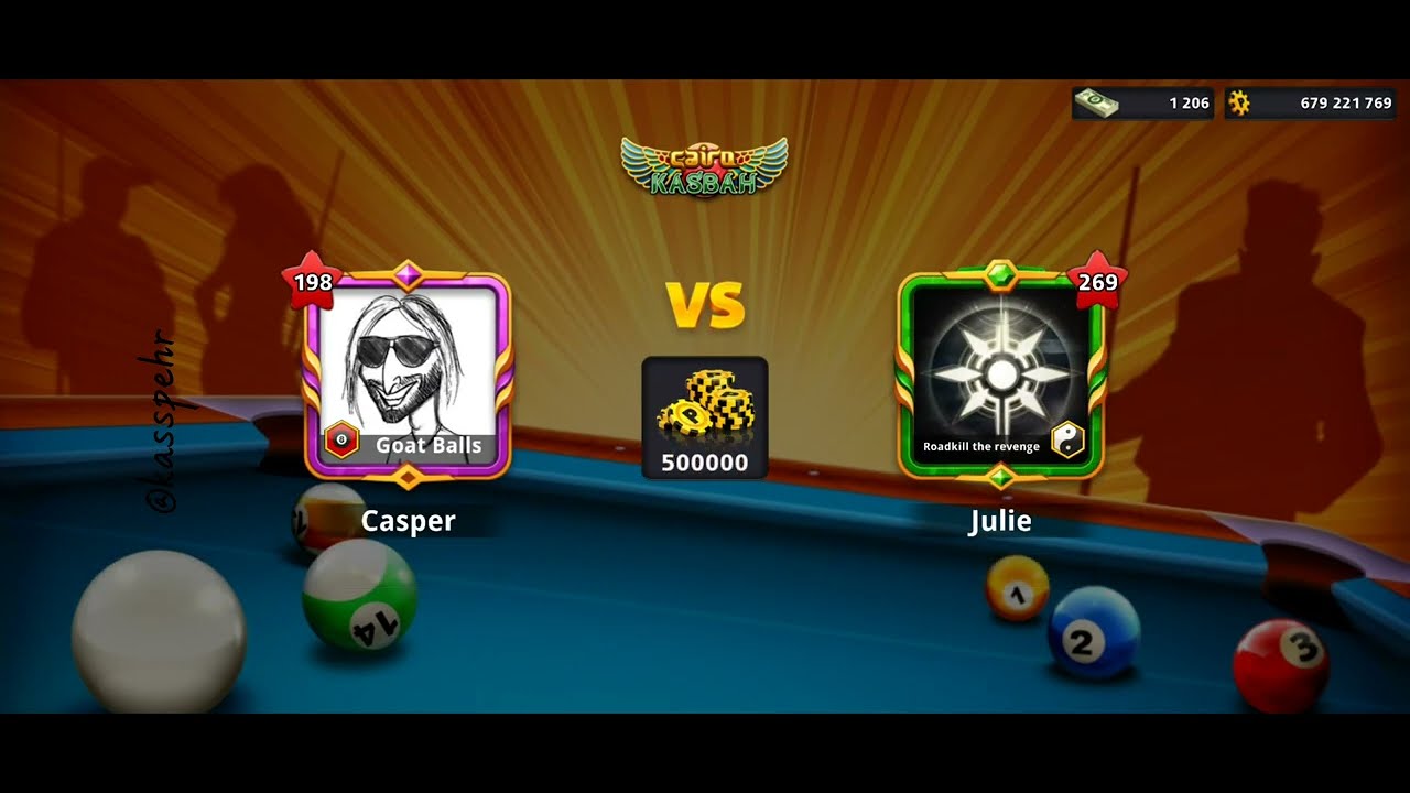 Road to 1 Billion Vs. Julie @ 8 Ball Pool - YouTube