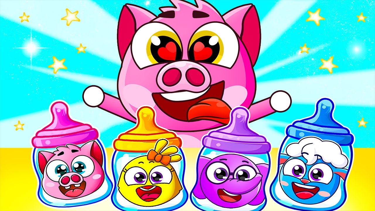 Bottle Milk Feeding Song 🍼 | Baby Care Song 🥰| Sing-along with Lamba ...