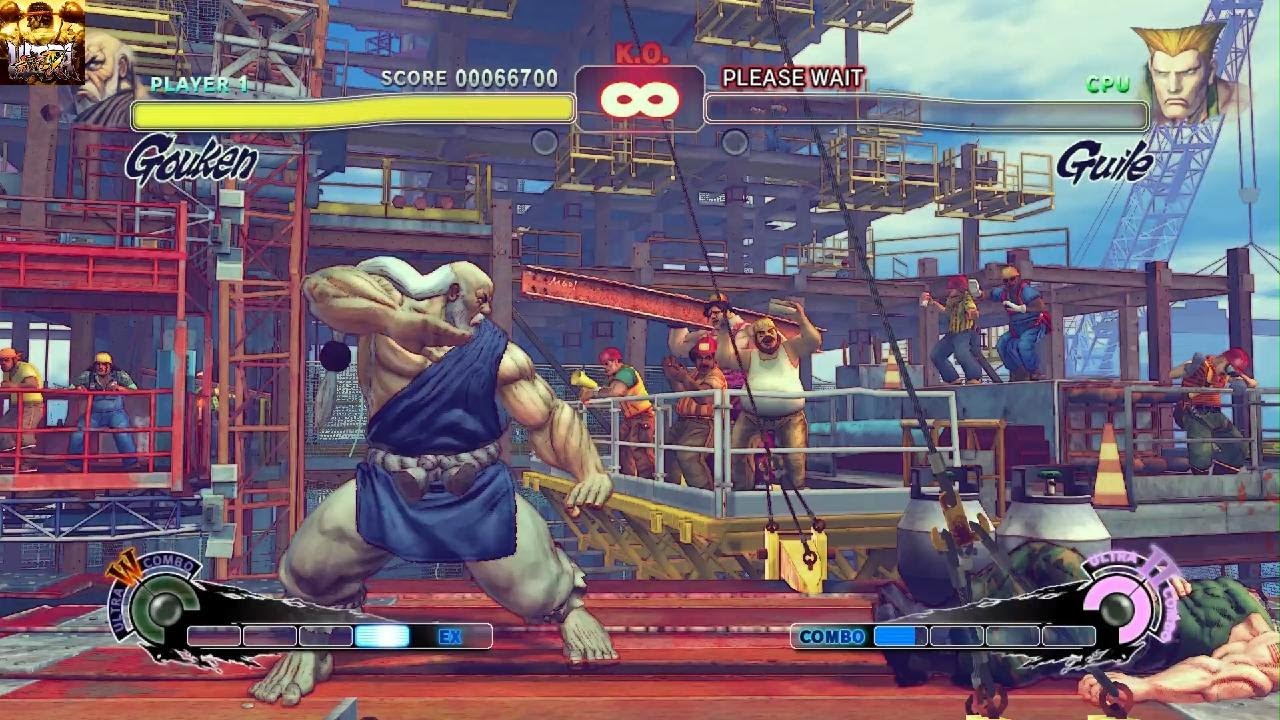 Ultra Street Fighter 4 Gouken Arcade Mode Gameplay #2 + Oni Boss Fight ...